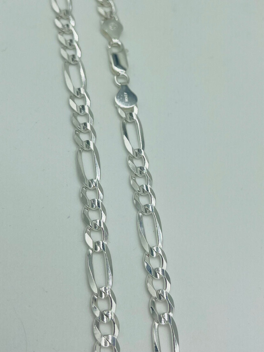 Sterling Figaro Chain – Wilcox Jewelers